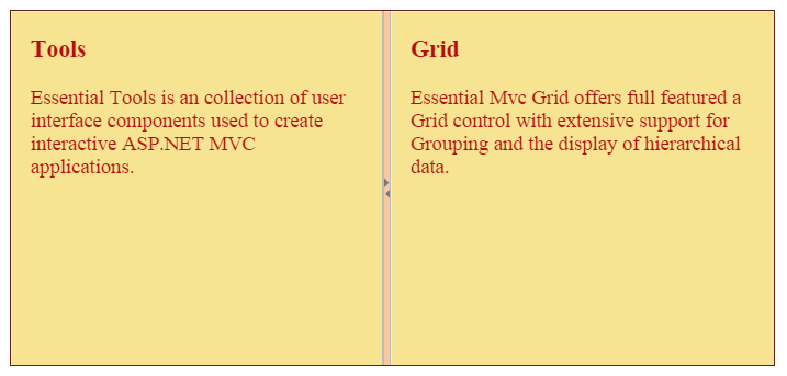 Syncfusion Splitter Apperance and Styling