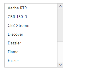 Syncfusion ListBox Databinding