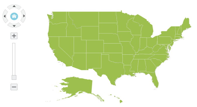 User Interactive in ASP.NET Core Maps Control | Syncfusion