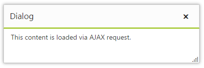 Dialog Load content | Dialog | ASP.NET Webforms | Syncfusion