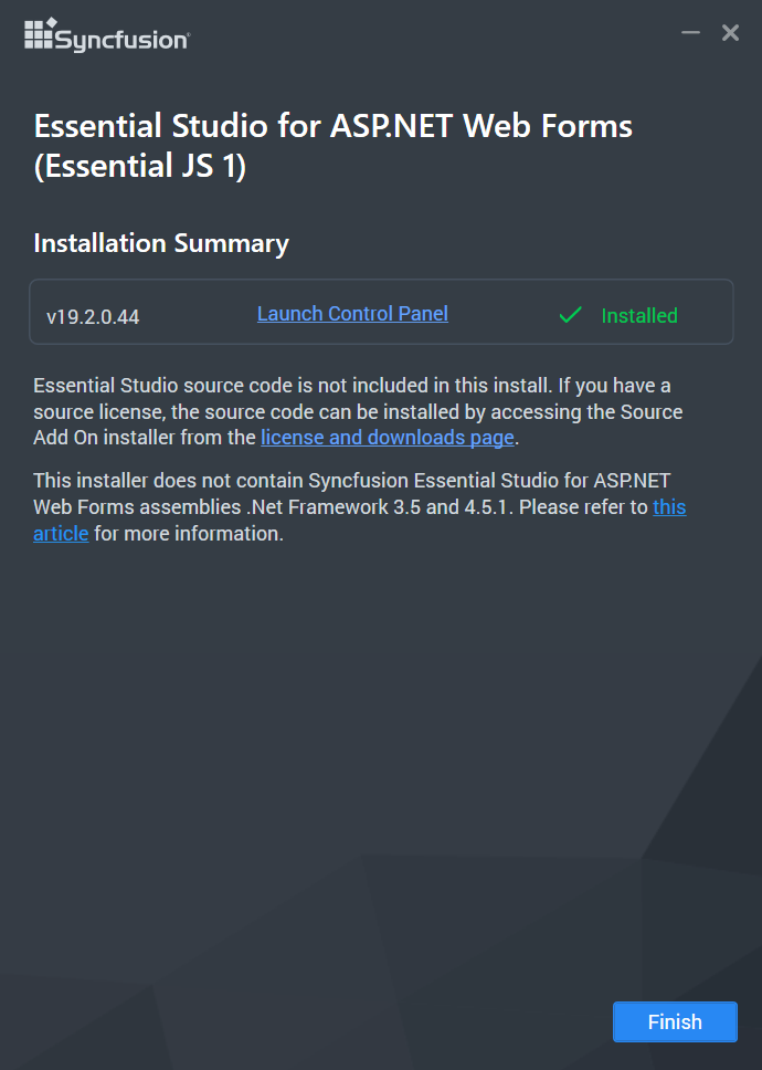 Installation and Deployment process for Syncfusion Essential Studio ...