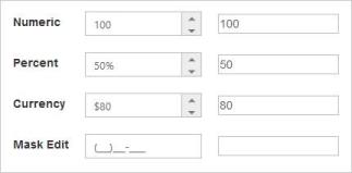 Integration | PercentageTextBox | ASP.NET | Syncfusion