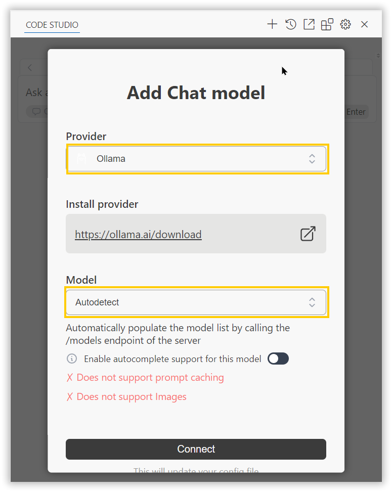 How to Configure Open-source Models in Code Studio