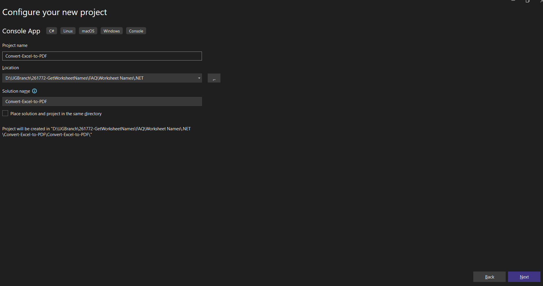 Convert an Excel document to PDF on Linux | Syncfusion