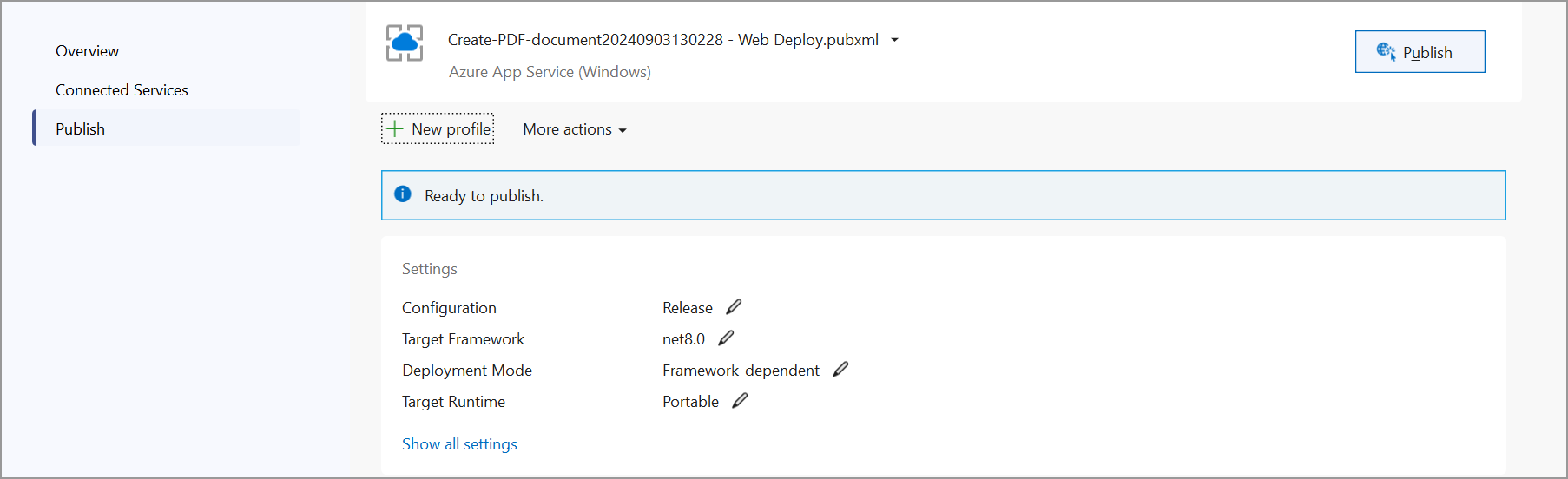 Create PDF document in Azure App Service on Windows | Syncfusion