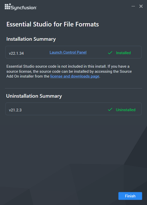 Installing Syncfusion PDF offline installer-Syncfusion