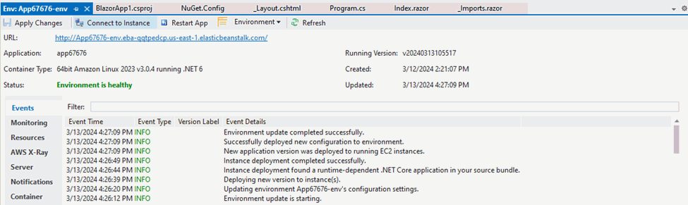 Blazor PDF Viewer deployment in AWS BeanStalk | Syncfusion