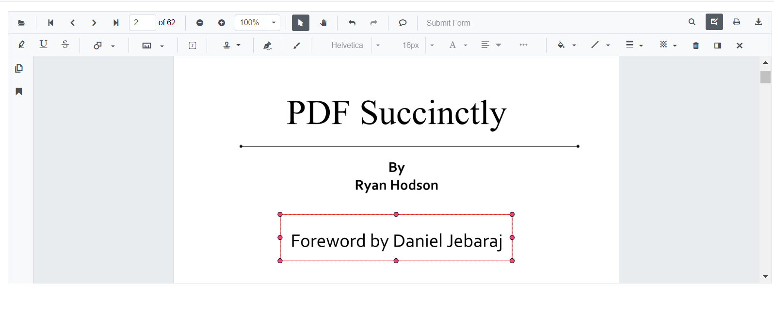 Shape annotations in Blazor SfPdfViewer Component | Syncfusion