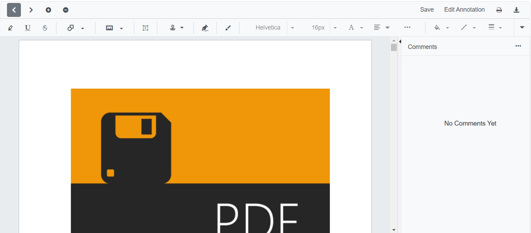 Toolbar Customization in Blazor PDF Viewer Component | Syncfusion