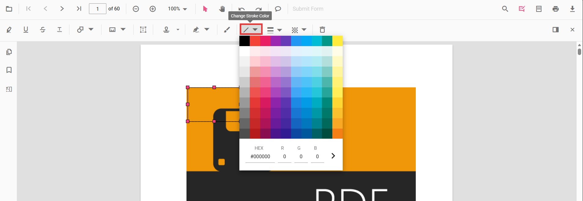 Create and modify annotations in TypeScript PDF Viewer | Syncfusion