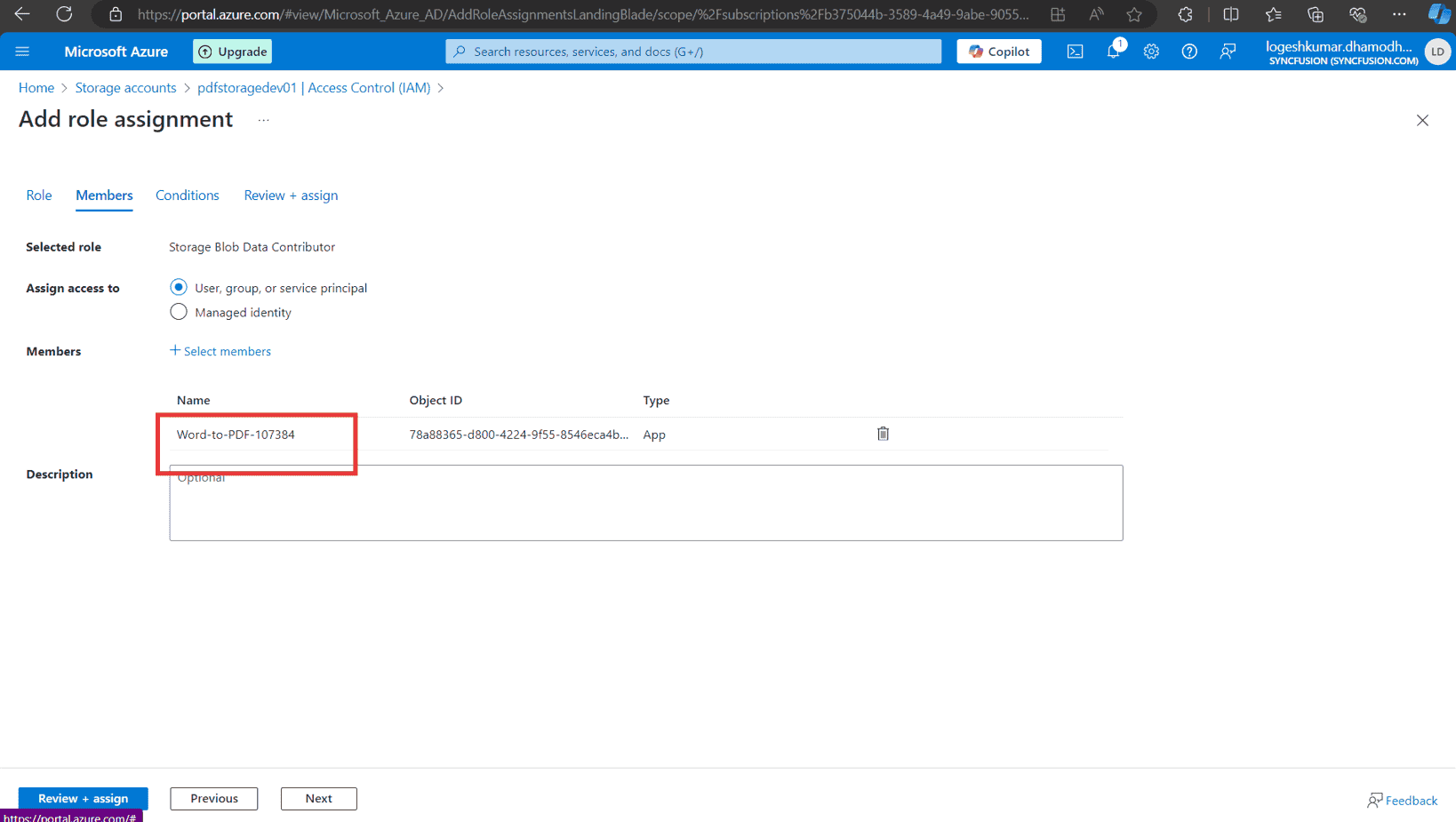 Save PDF To AAD in React Pdfviewer component | Syncfusion