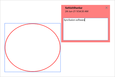 Shape Annotations in WPF Pdf Viewer control | Syncfusion