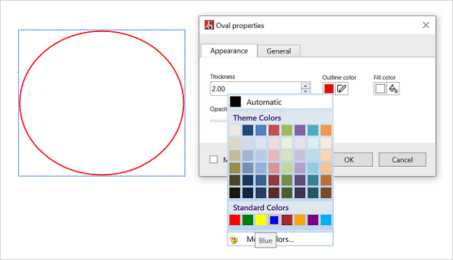Shape Annotations in WPF Pdf Viewer control | Syncfusion