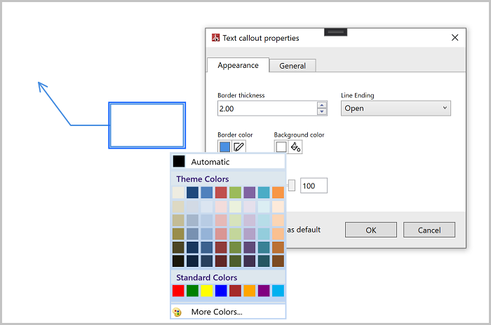 Text Callout Annotation in WPF Pdf Viewer control | Syncfusion®