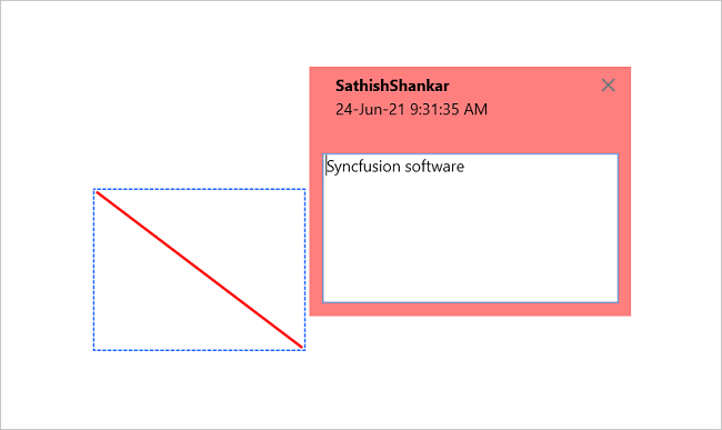 Shape Annotations in WPF Pdf Viewer control | Syncfusion