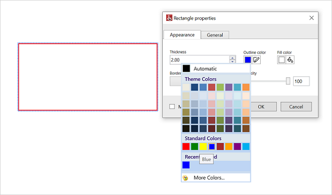Shape Annotations in WPF Pdf Viewer control | Syncfusion