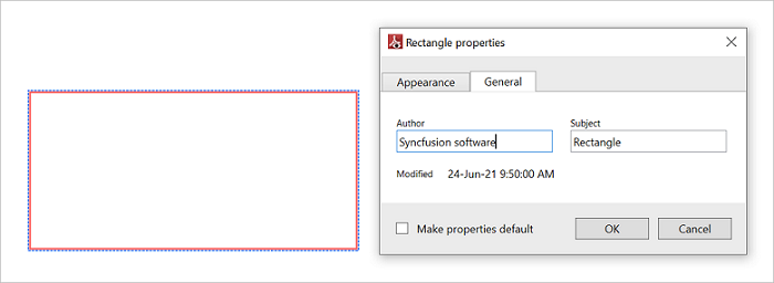 Shape Annotations in WPF Pdf Viewer control | Syncfusion