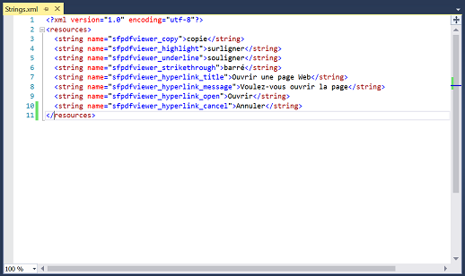 Localization in Xamarin.Android PDF viewer| Syncfusion