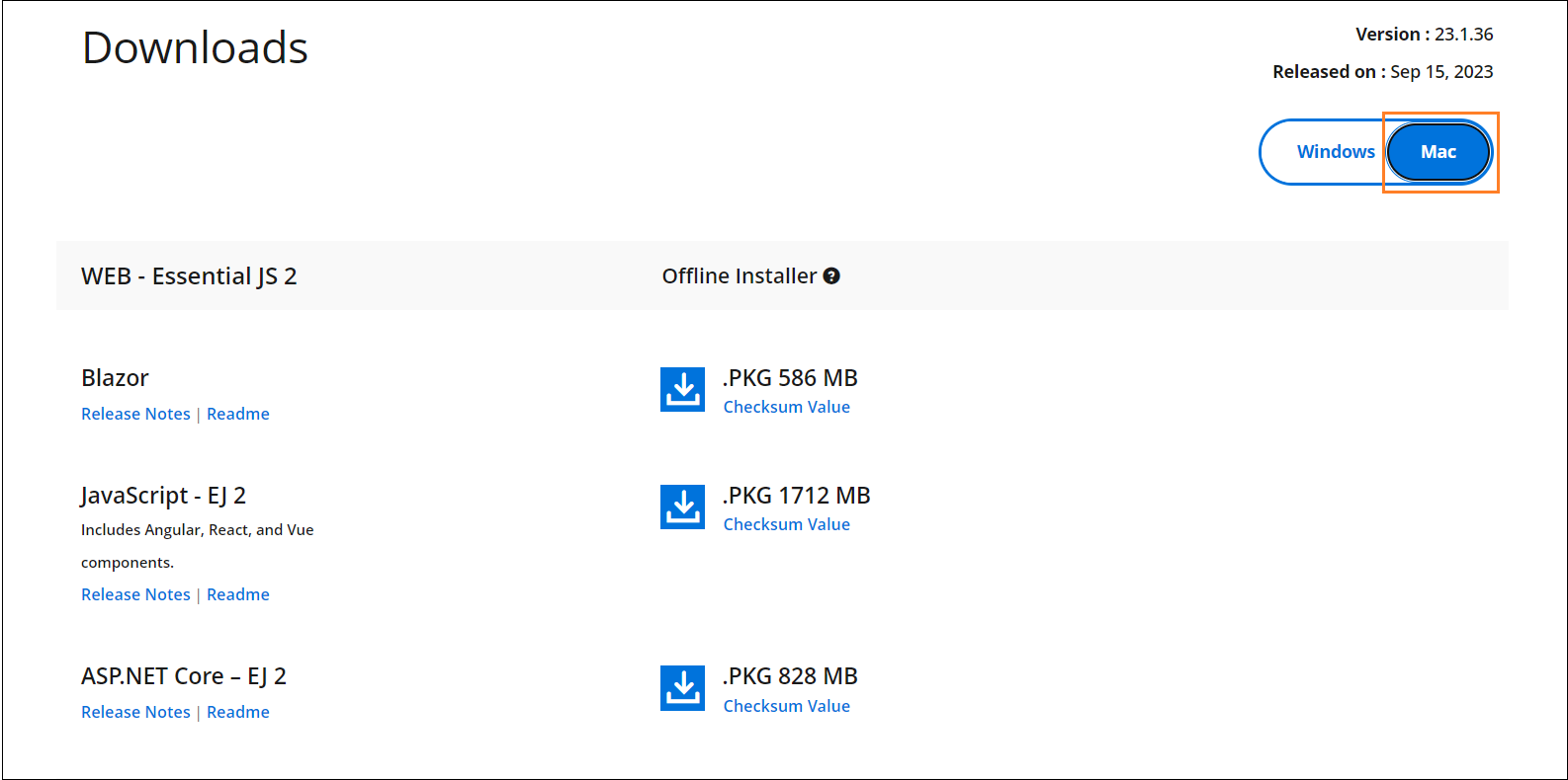 Downloading Syncfusion ® Word Mac Installer Syncfusion