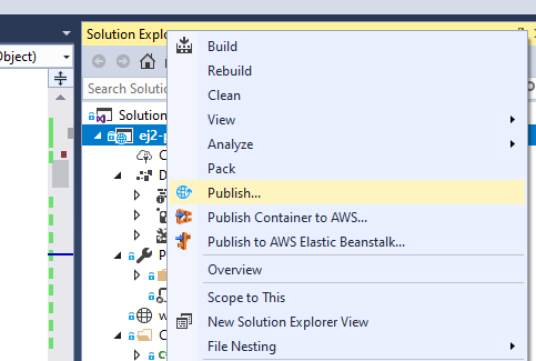 How to publish documenteditor web api application in azure app service from visual studio in