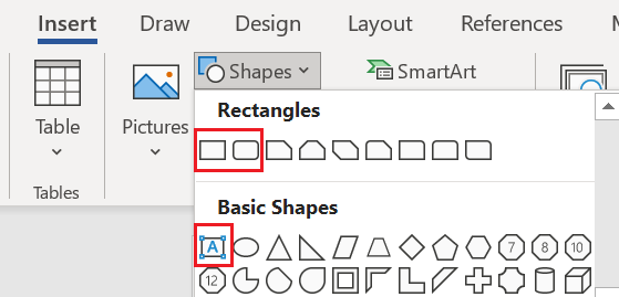 Shapes in WPF RichTextBox control | Syncfusion