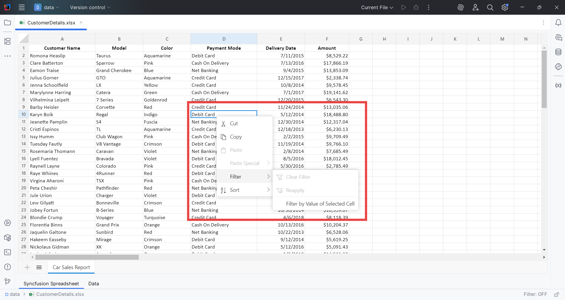 Getting Started | Extension | Syncfusion