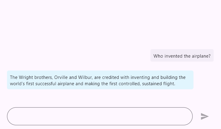 Conversation Area in Flutter AI AssistView widget | Syncfusion