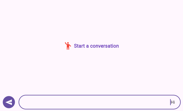 Placeholder in Flutter Chat widget | Syncfusion