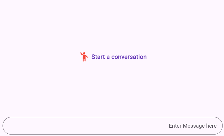 Placeholder in Flutter Chat widget | Syncfusion