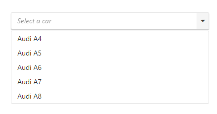 Getting Started with JSP DropDownList Control | Syncfusion