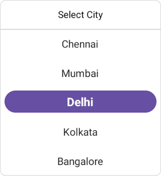 Populating with .NET MAUI Picker Control | Syncfusion