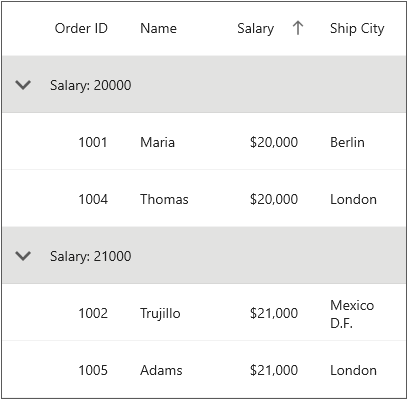 Summaries in MAUI DataGrid control | Syncfusion®