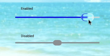 Liquid Glass Effect for .NET MAUI Slider | Syncfusion®