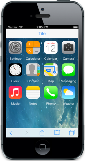 Getting-Started | Tile | Mobilejs | Syncfusion