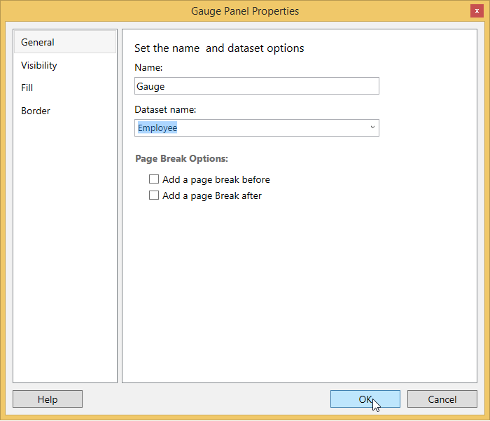 Draw Indicator Report Item | ReportDesigner | wpf | Syncfusion