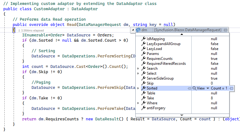 Custom Binding in Blazor DataGrid Component | Syncfusion