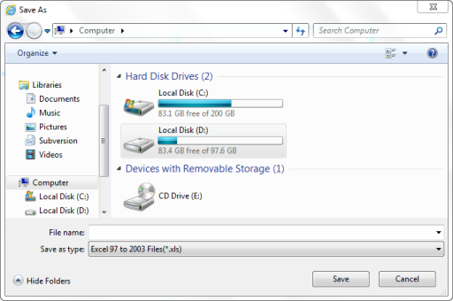 Open And Save Excel Document In WPF Spreadsheet Control Syncfusion